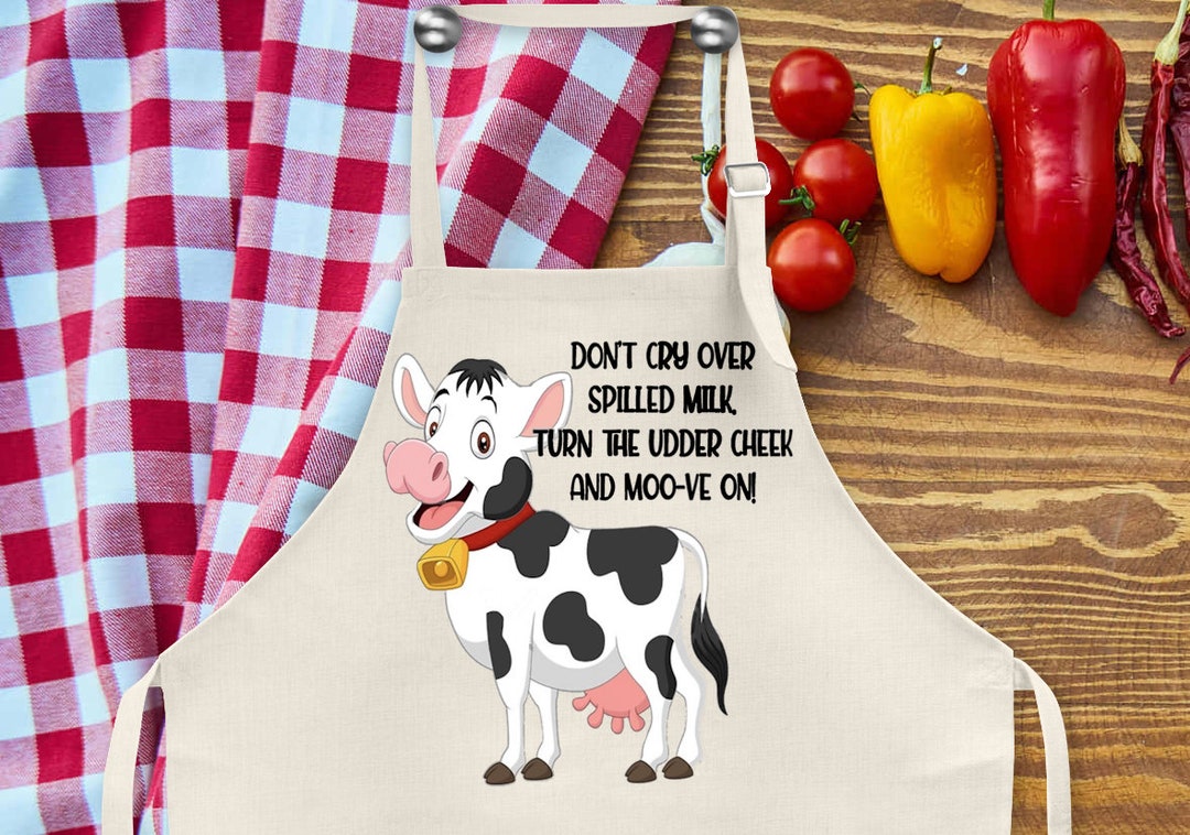 Cooking Apron, Personalize, Funny Cooking, Heifer Theme Apron, Unique ...