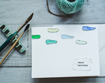 Runner birthday card | Etsy