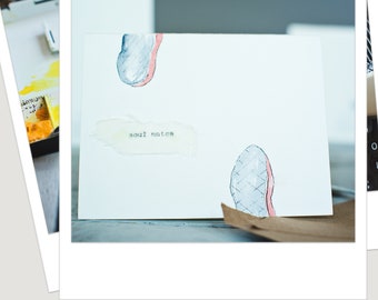 Trail Runner Card, Trail Running Card, Running Card, Hand Painted Card ...