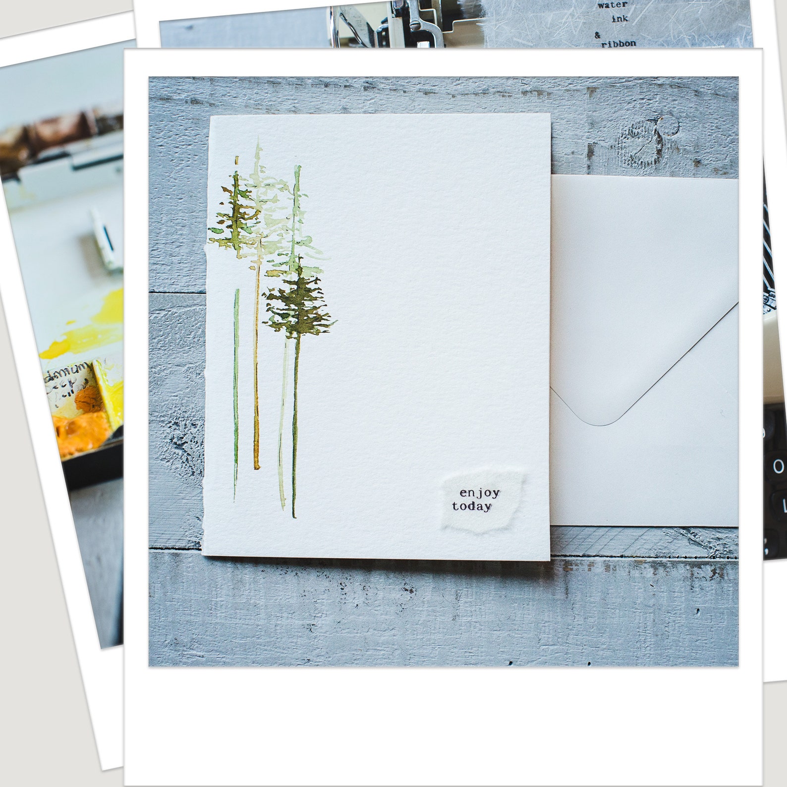 Forest Card, Camping Card, Camper Card, Hiker Card, Backpacking Card ...