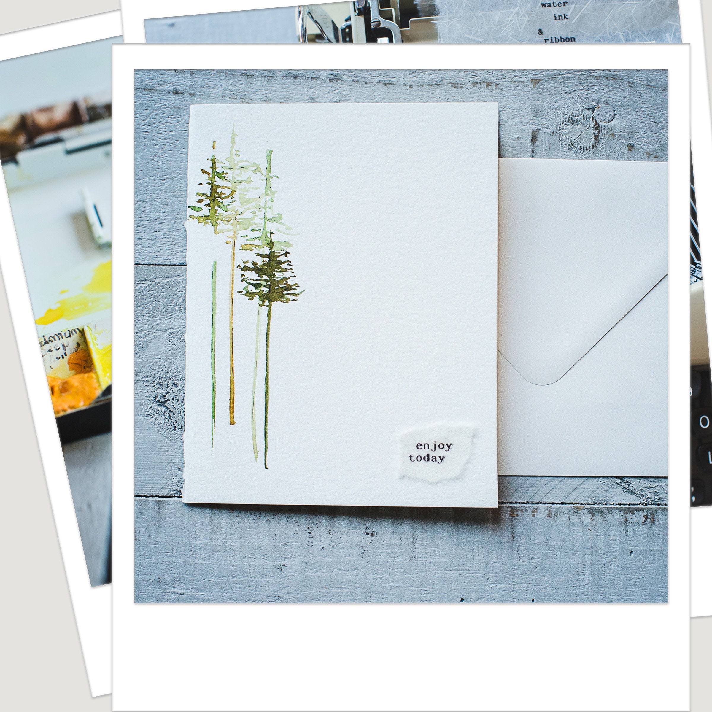 Forest Card, Camping Card, Camper Card, Hiker Card, Backpacking Card ...