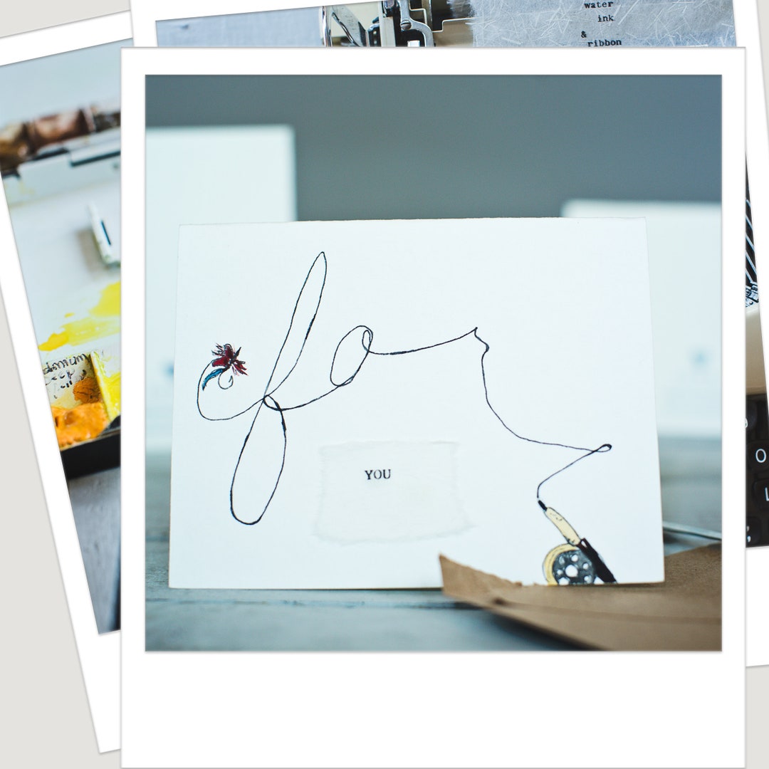 Fly Fishing Card, Fishing Card, Fisherman Card, Hand Painted Card - Etsy