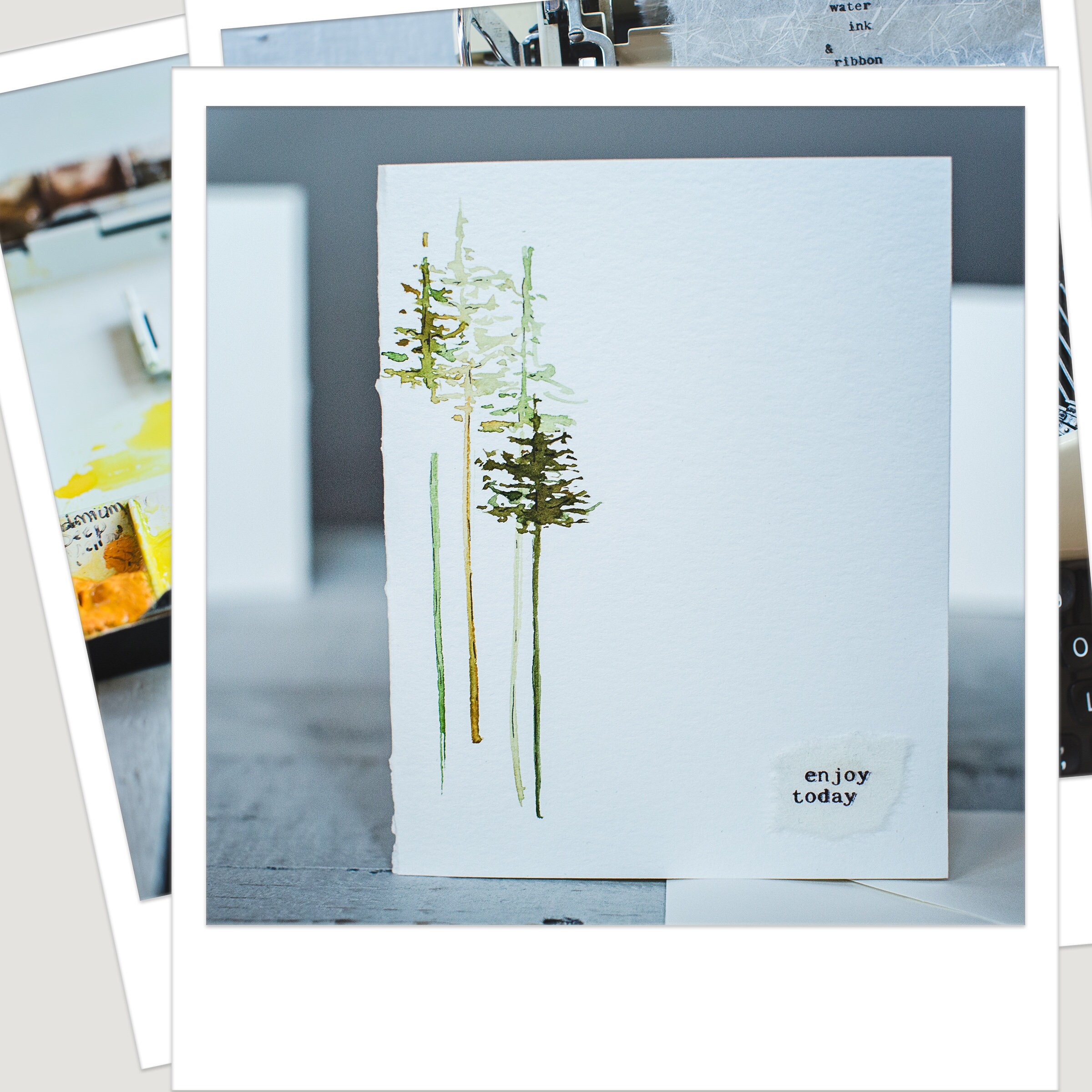 Forest Card, Camping Card, Camper Card, Hiker Card, Backpacking Card ...