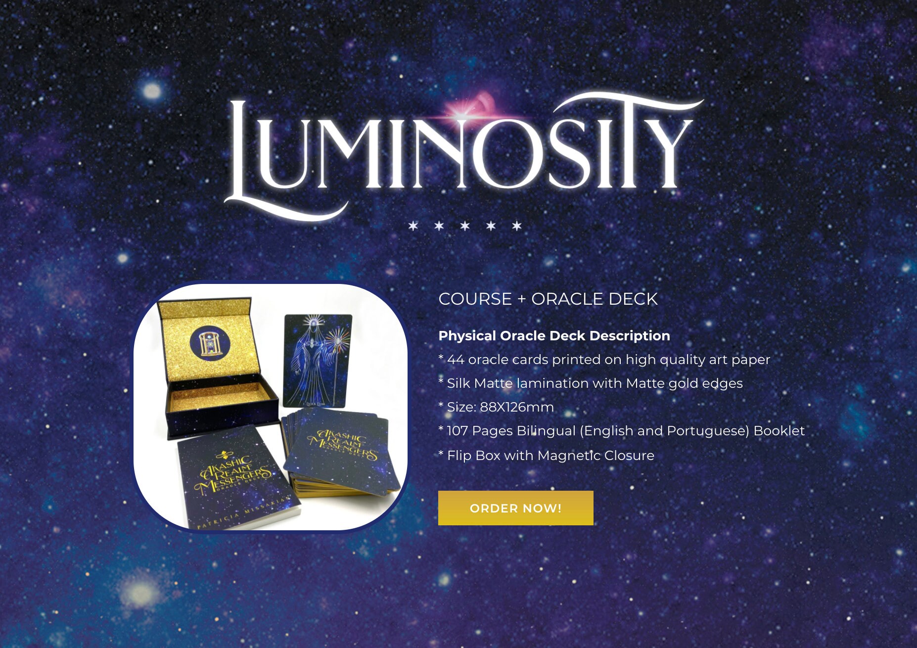 Bundle Akashic Realm Course and Oracle Deck - BILINGUAL: English ...