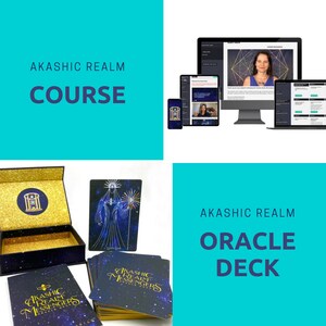 Bundle Akashic Realm Course and Oracle Deck - BILINGUAL: English ...