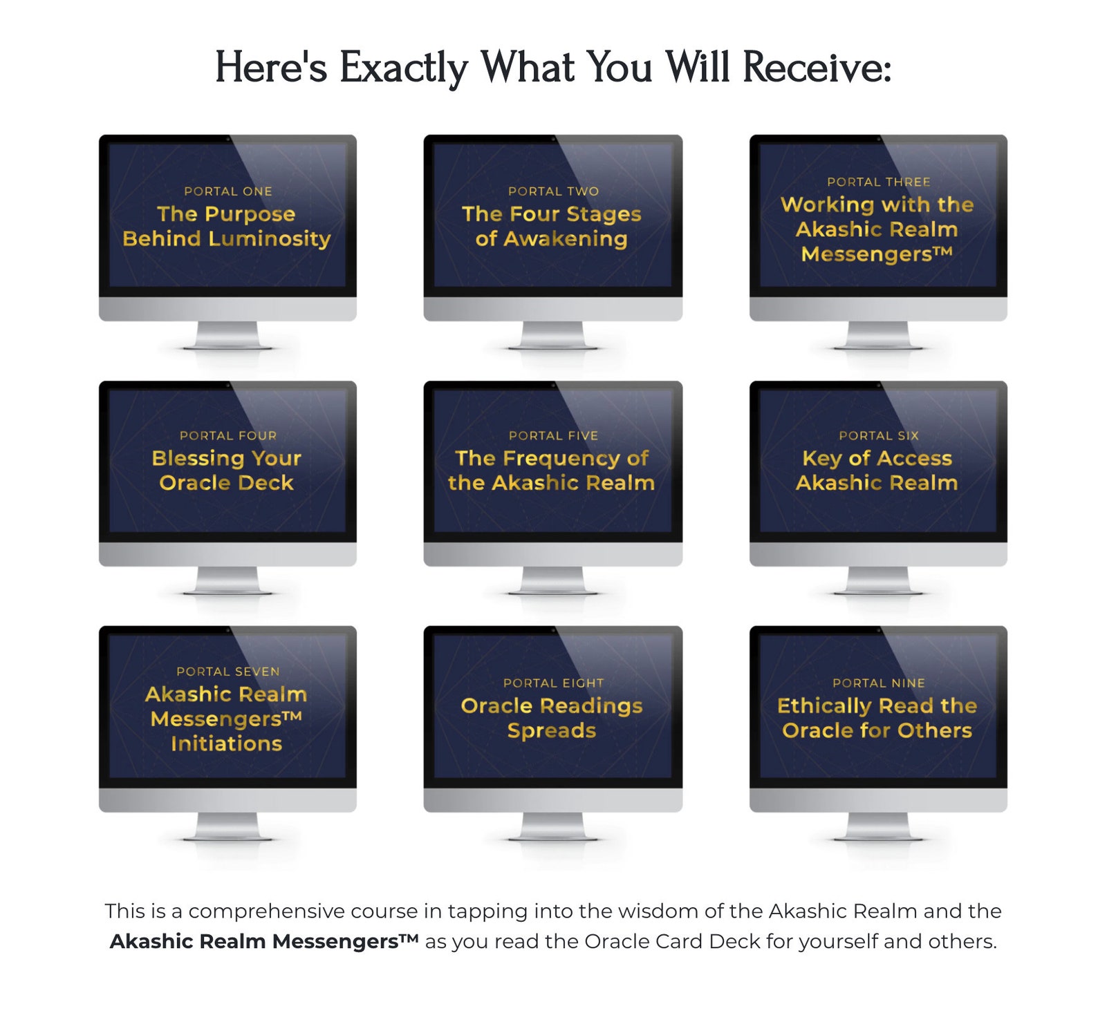 Bundle Akashic Realm Course and Oracle Deck - BILINGUAL: English ...
