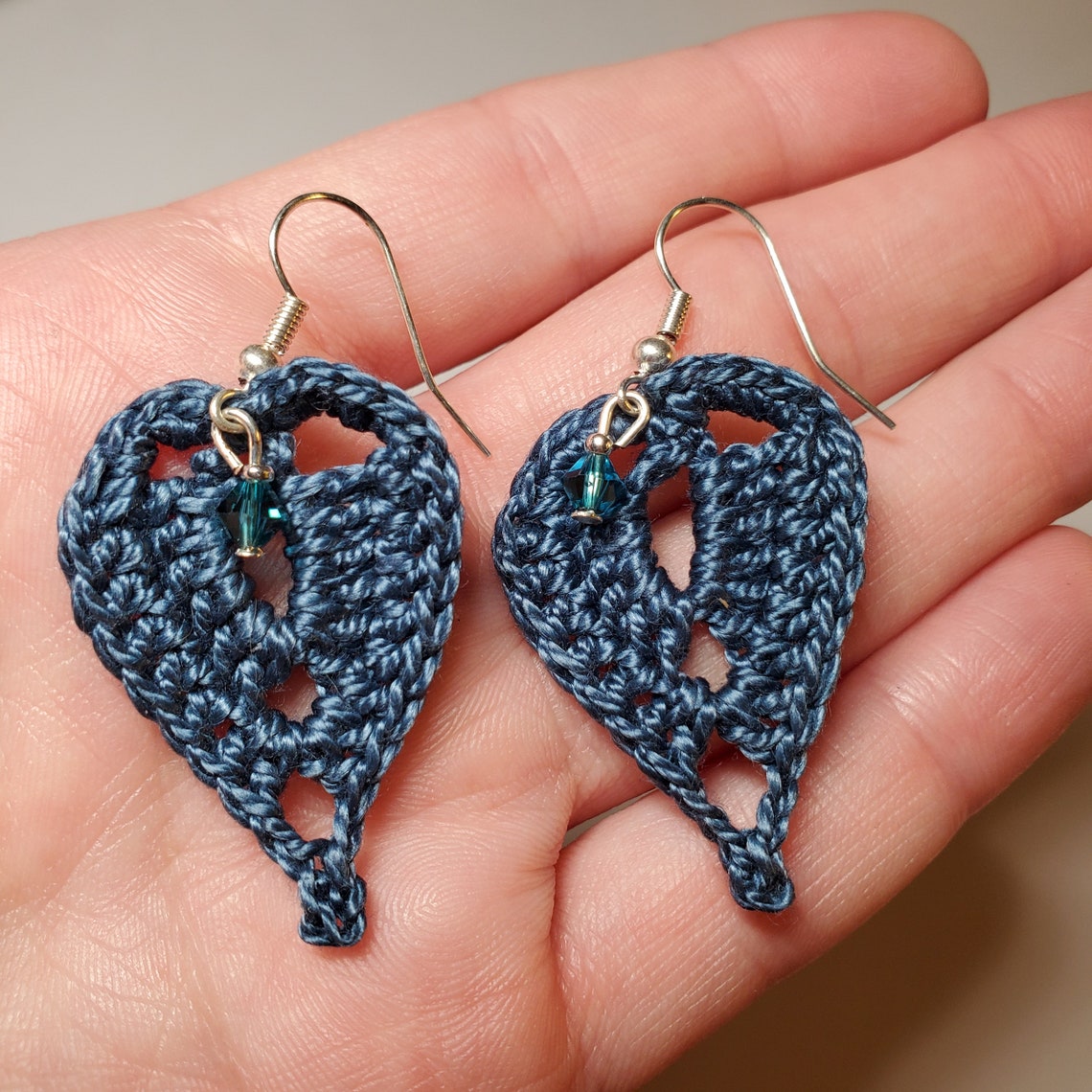 Digital Download Leaf Earrings Fantasy Cottagecore Crochet Pattern for ...