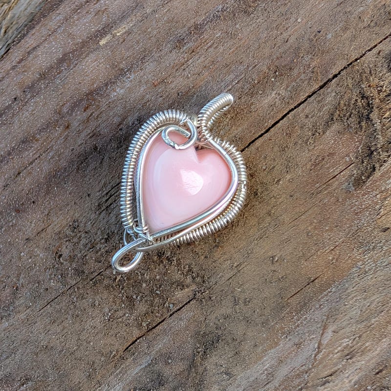 Wire Heart Pendant - Etsy