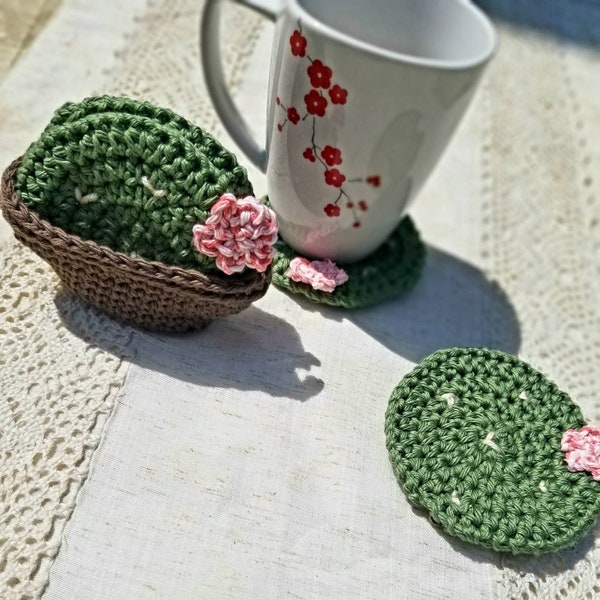 Cactus Coasters - Etsy