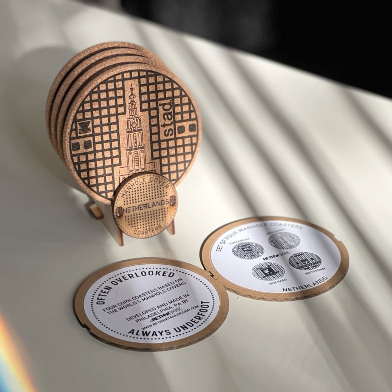 Netherlands: Manhole Cover Coasters-go Dutch With Amsterdam, Den Haag ...