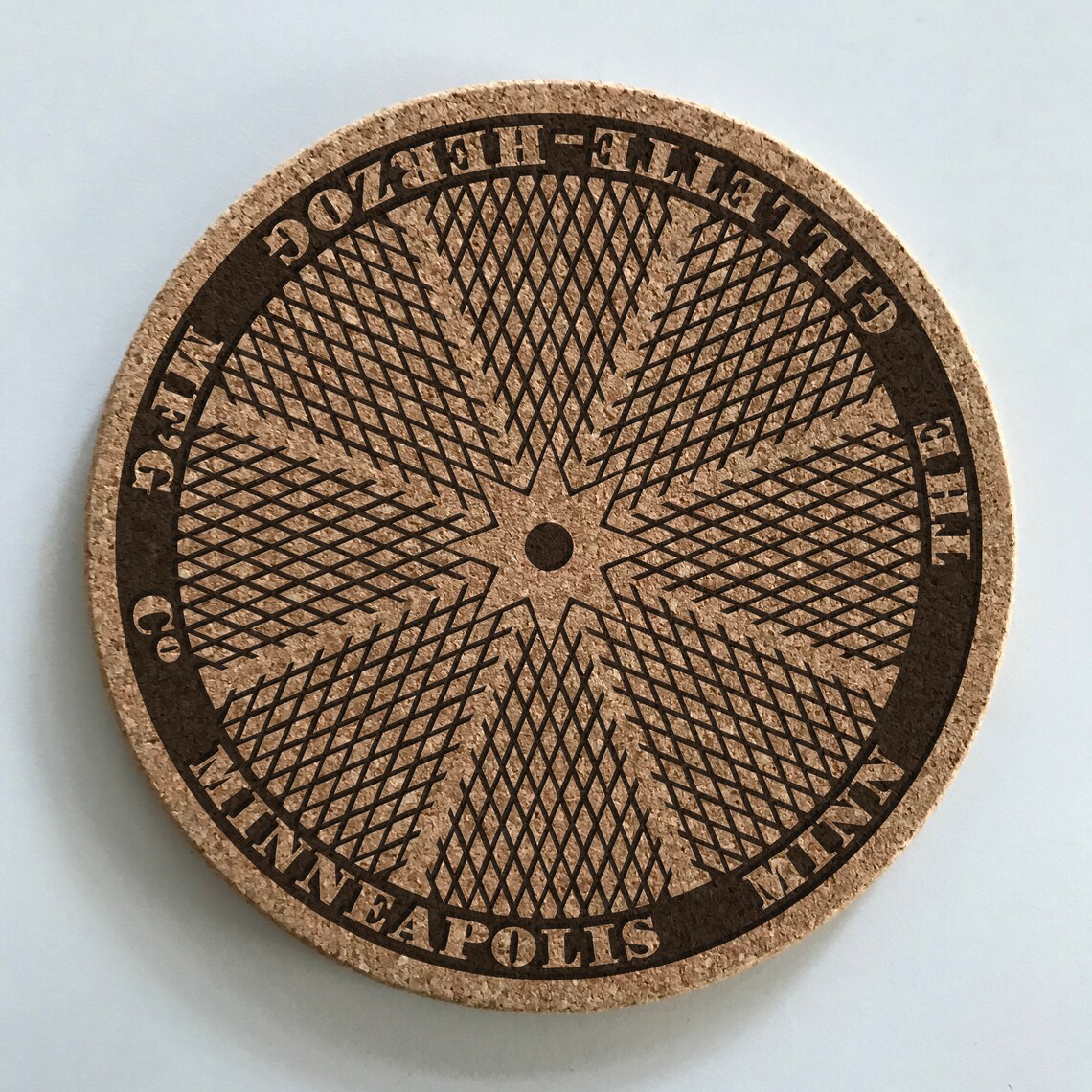 Manhole Cover Coasters: Twin Cities | Etsy