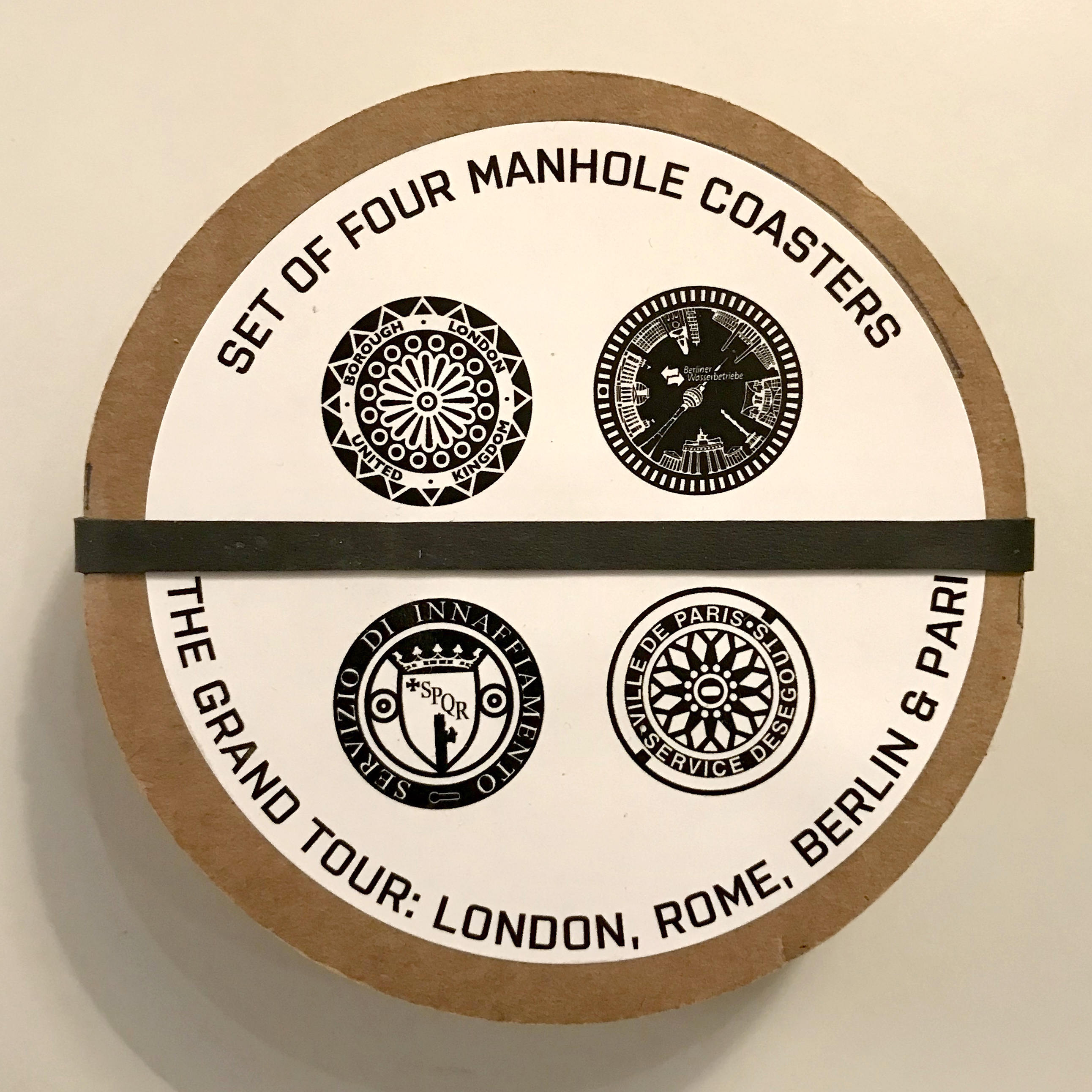 Manhole Cover Coasters-the Grand Tour Rome Paris London - Etsy