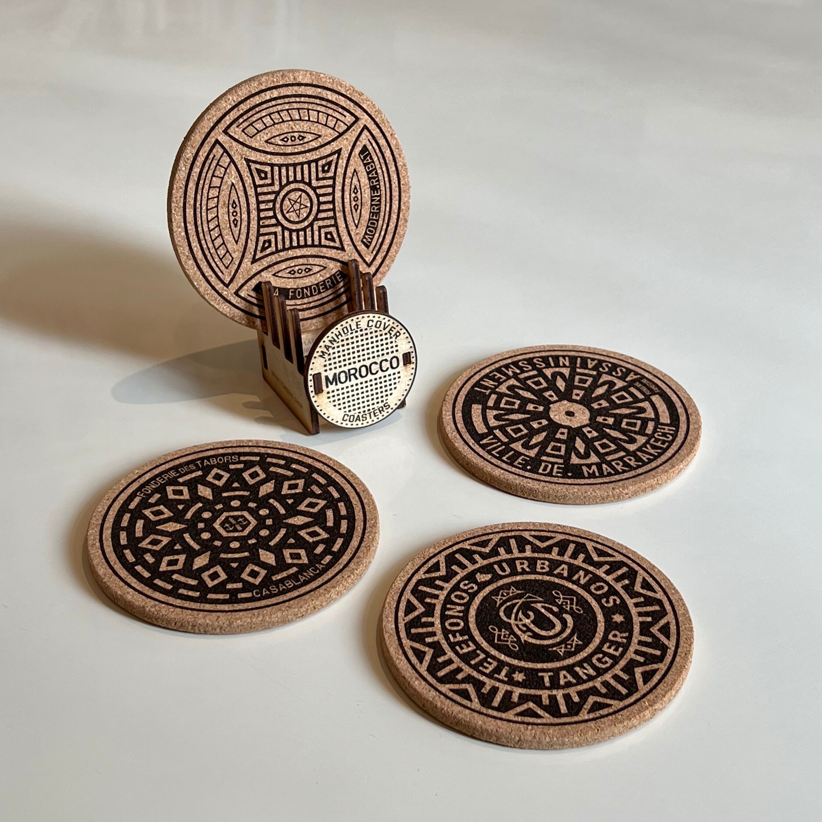 Manhole Cover Coasters-morocco - Etsy