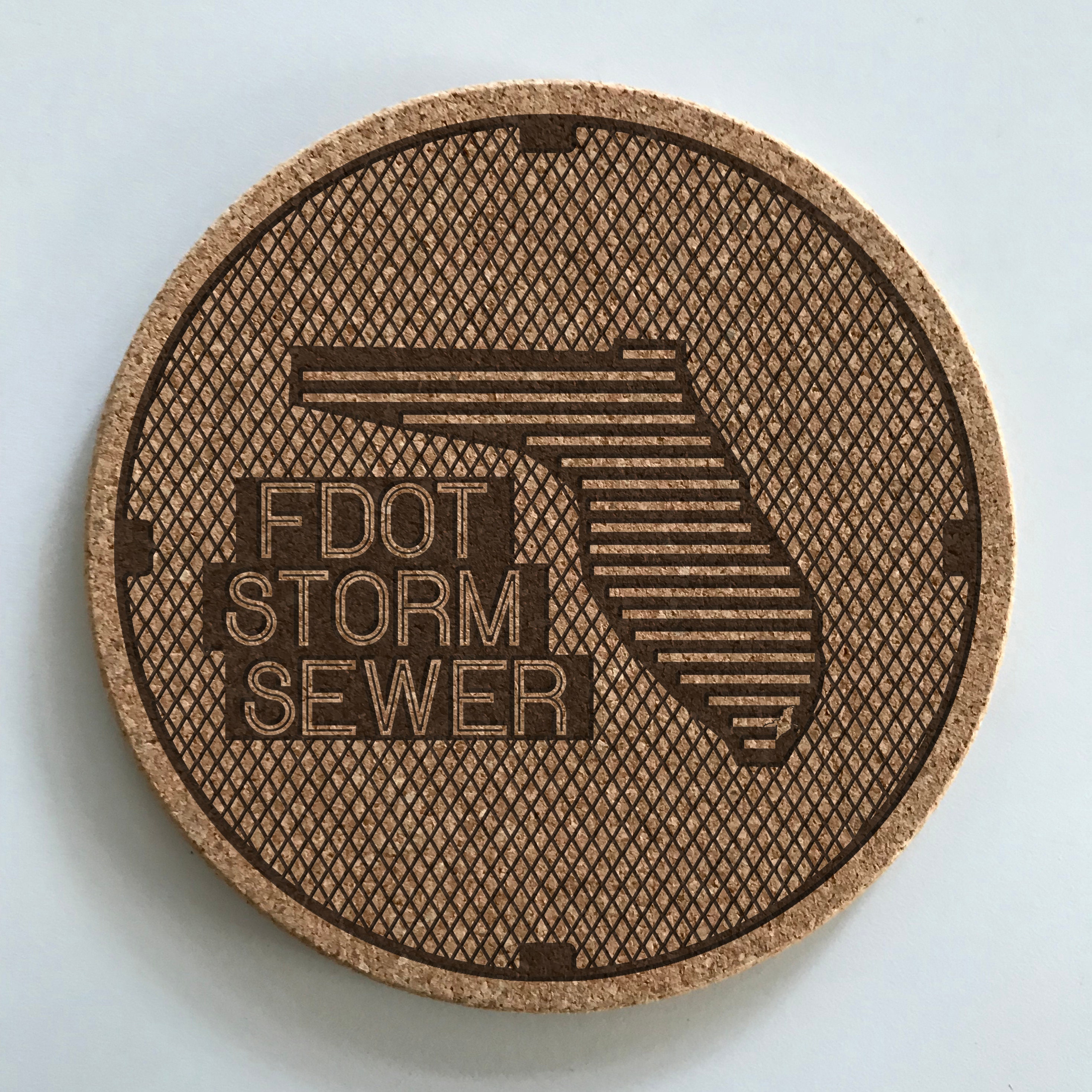 Manhole Cover Coasters-miami Unique Gift | Etsy