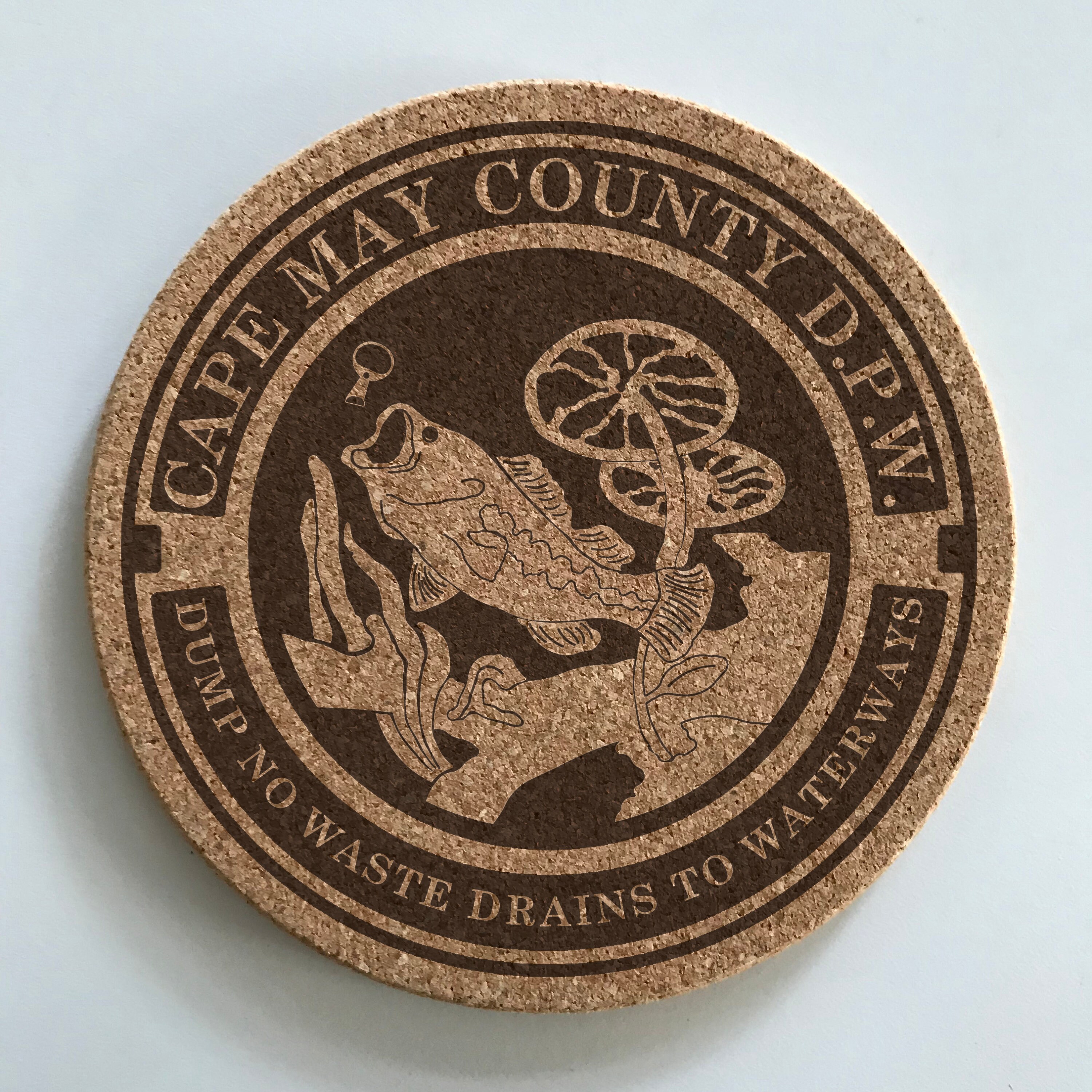 Manhole Cover Coasters-south Jersey Shore: Ocean City Avalon - Etsy