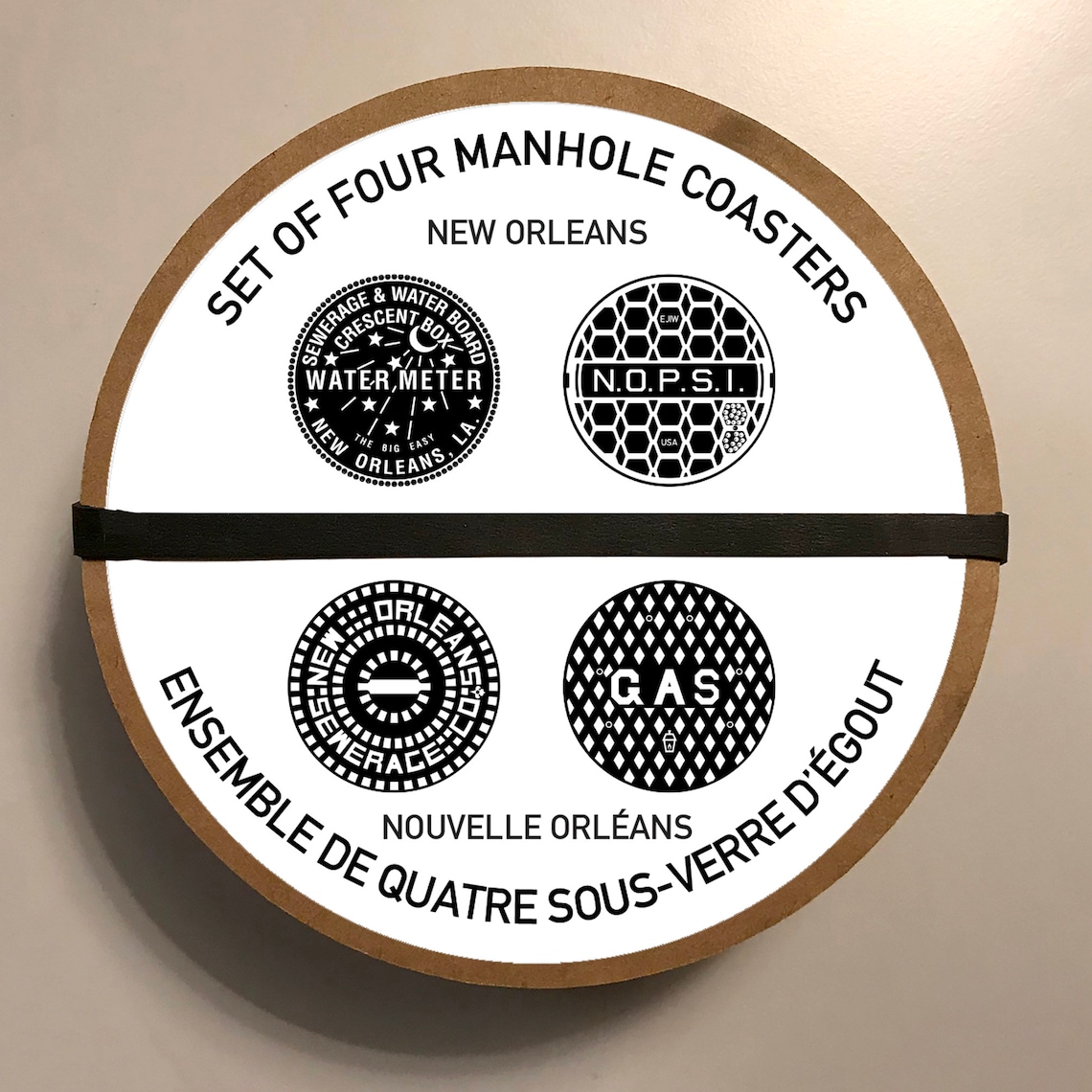Manhole Cover Coasters-new Orleans: the Big Easy - Etsy