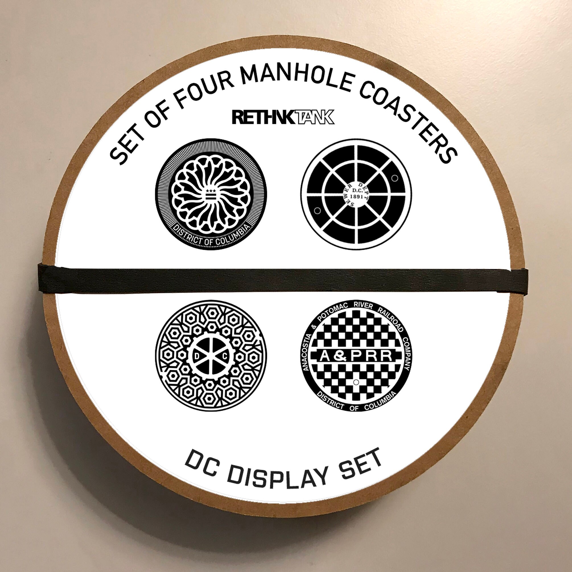 Manhole Cover Coasters-washington DC Display Set. Unique Gift - Etsy