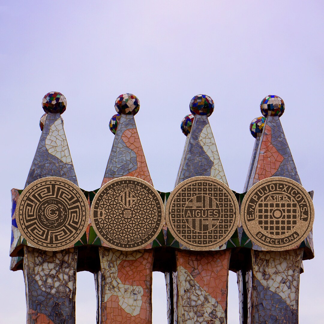 Manhole Cover Coasters-barcelona - Etsy
