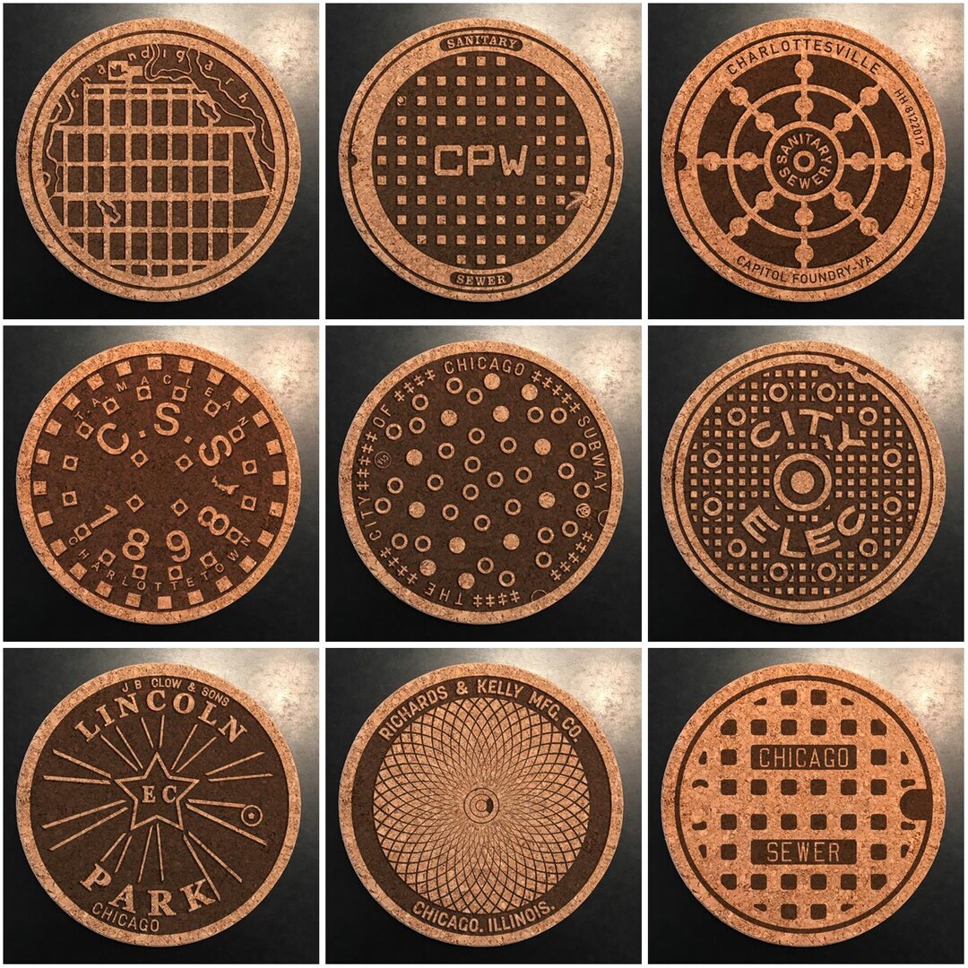 Trivet: Manhole Cover Cork-chandigarh to Copenhagne to Chicago to Chizu ...