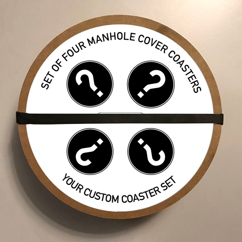 Custom Manhole Cover Set! Custom Packaging and Free CITY Display Rack ...