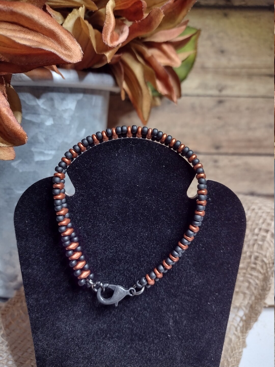 Beaded "stackable" Bracelet (wears Nicely With Many Other Stackables ...