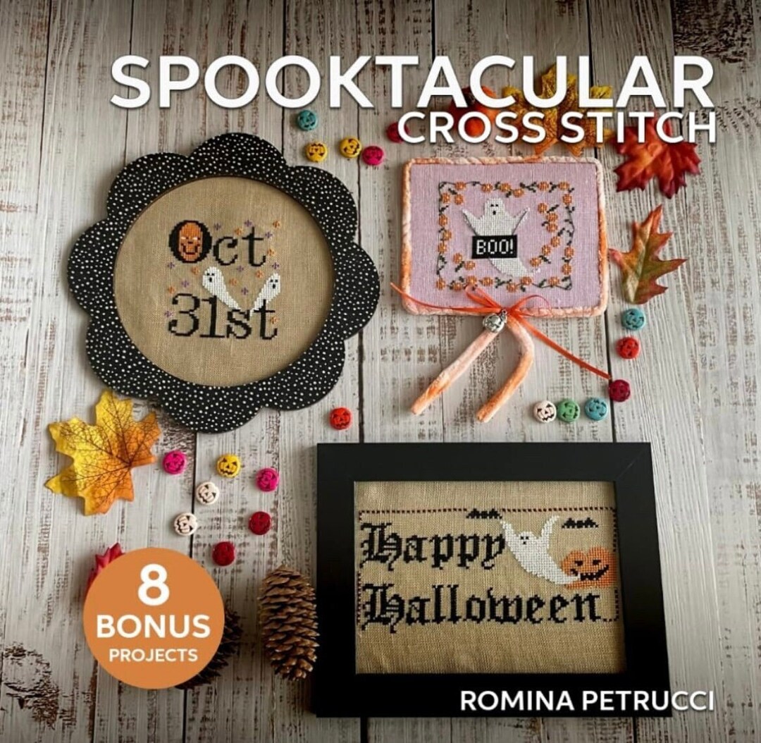 SPOOKTACULAR CROSS Stitch Book-romy's Creations - Etsy