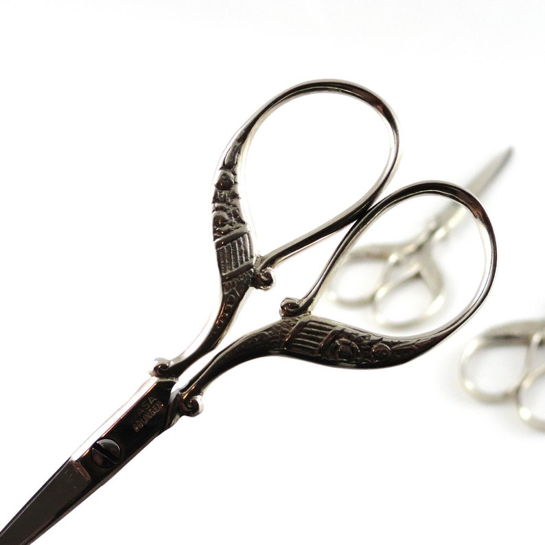 WASA Solingen Floral Embroidery Scissors Nickel Size - Etsy