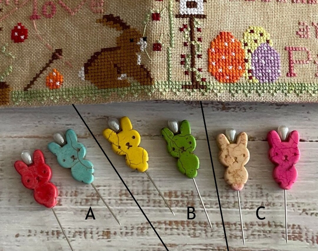 CUTE Bunnie MARKING PINS - Etsy
