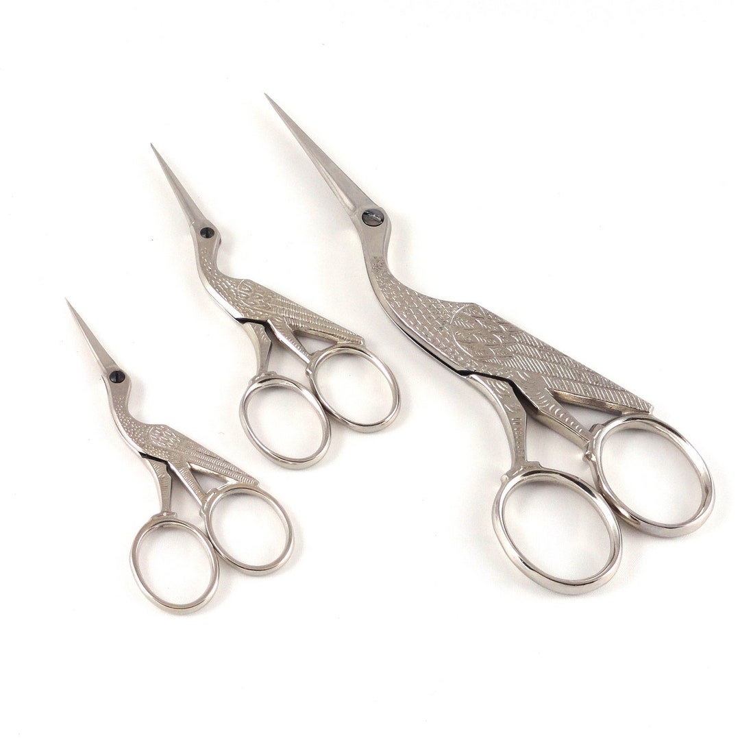 WASA Stork Scissors - Nickel W/nickel Accents - Size Options - Etsy