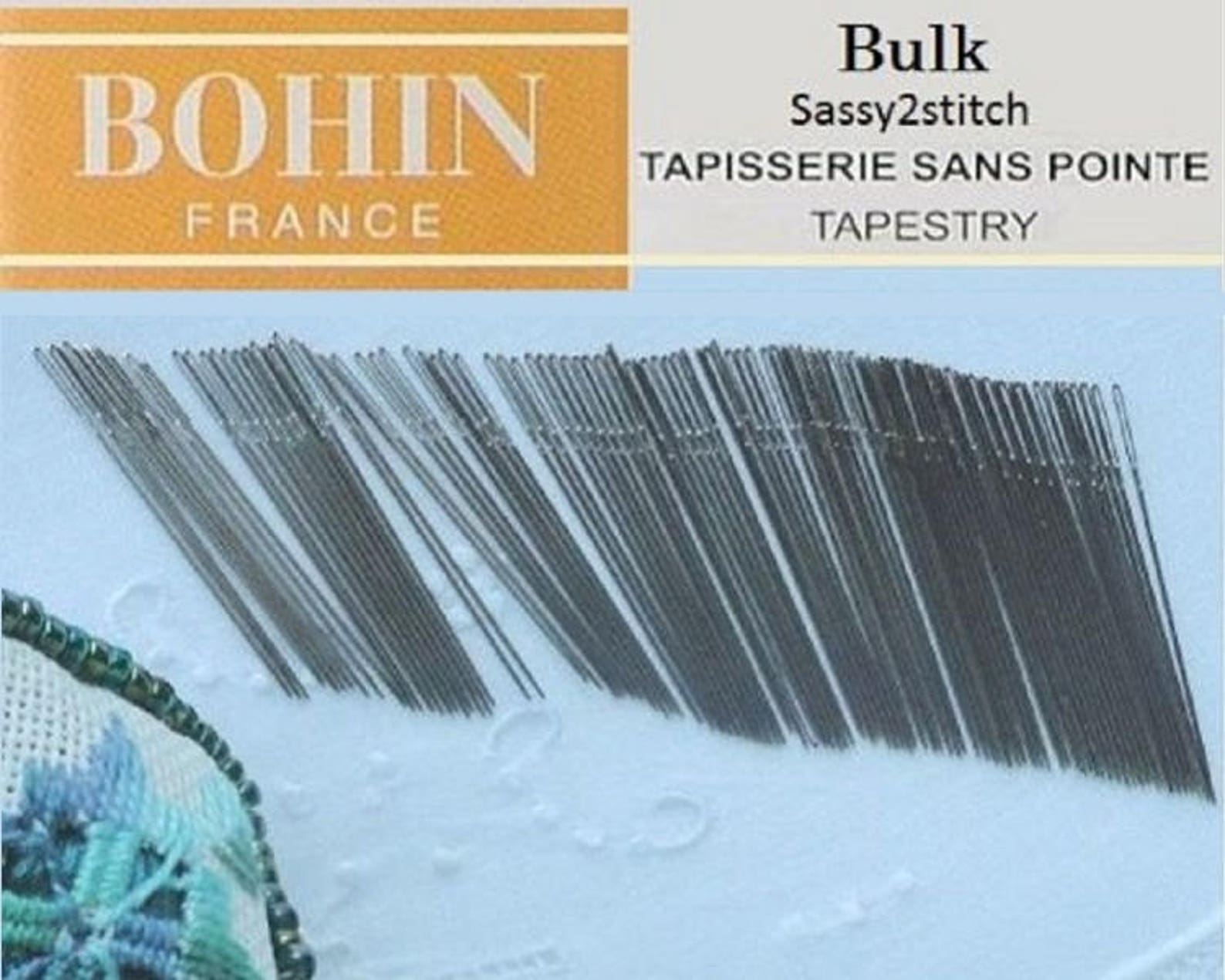 BULK Bohin TAPESTRY Needles - Choose Quantity and Size - Etsy
