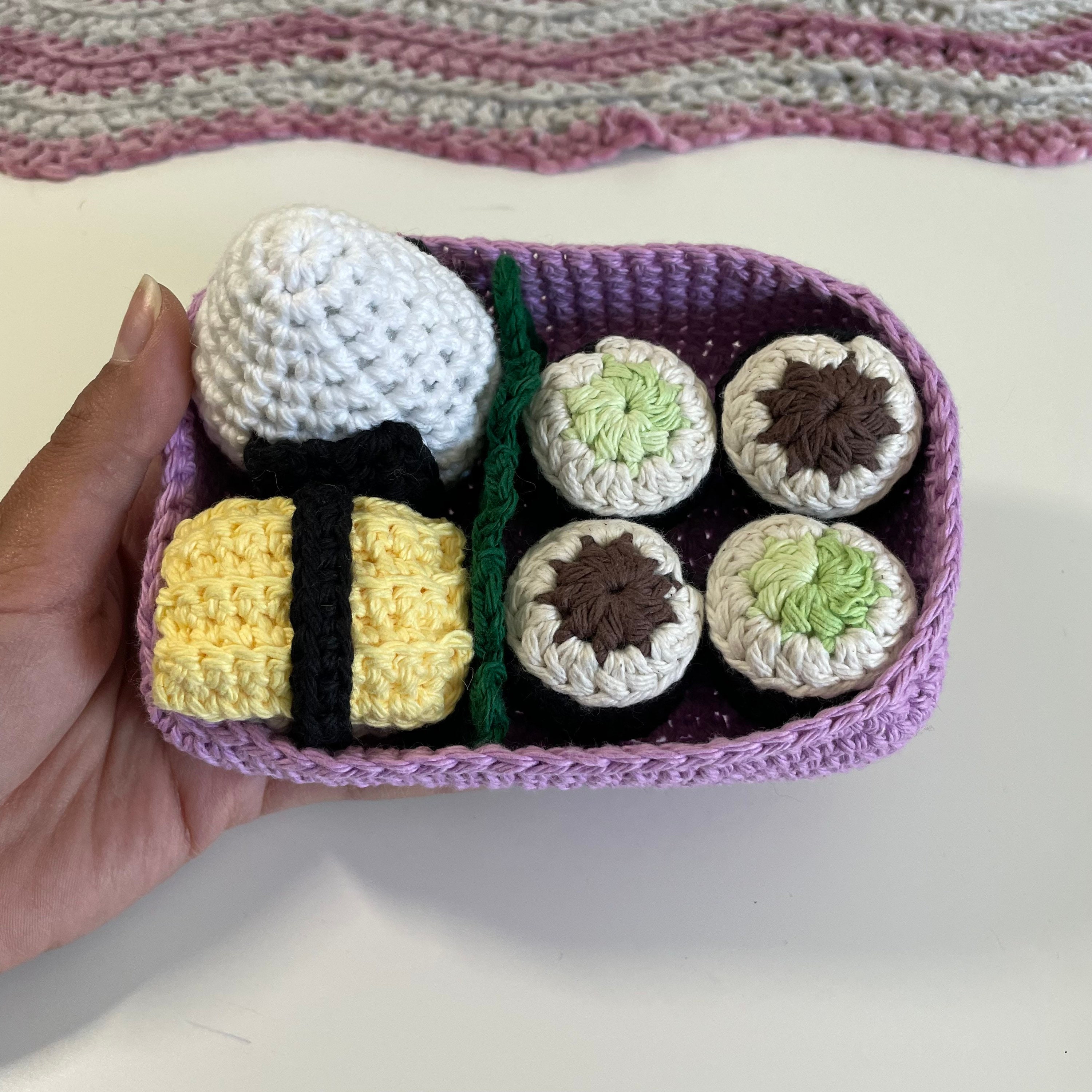 Sushi Bento Box Crochet Amigurumi - Etsy