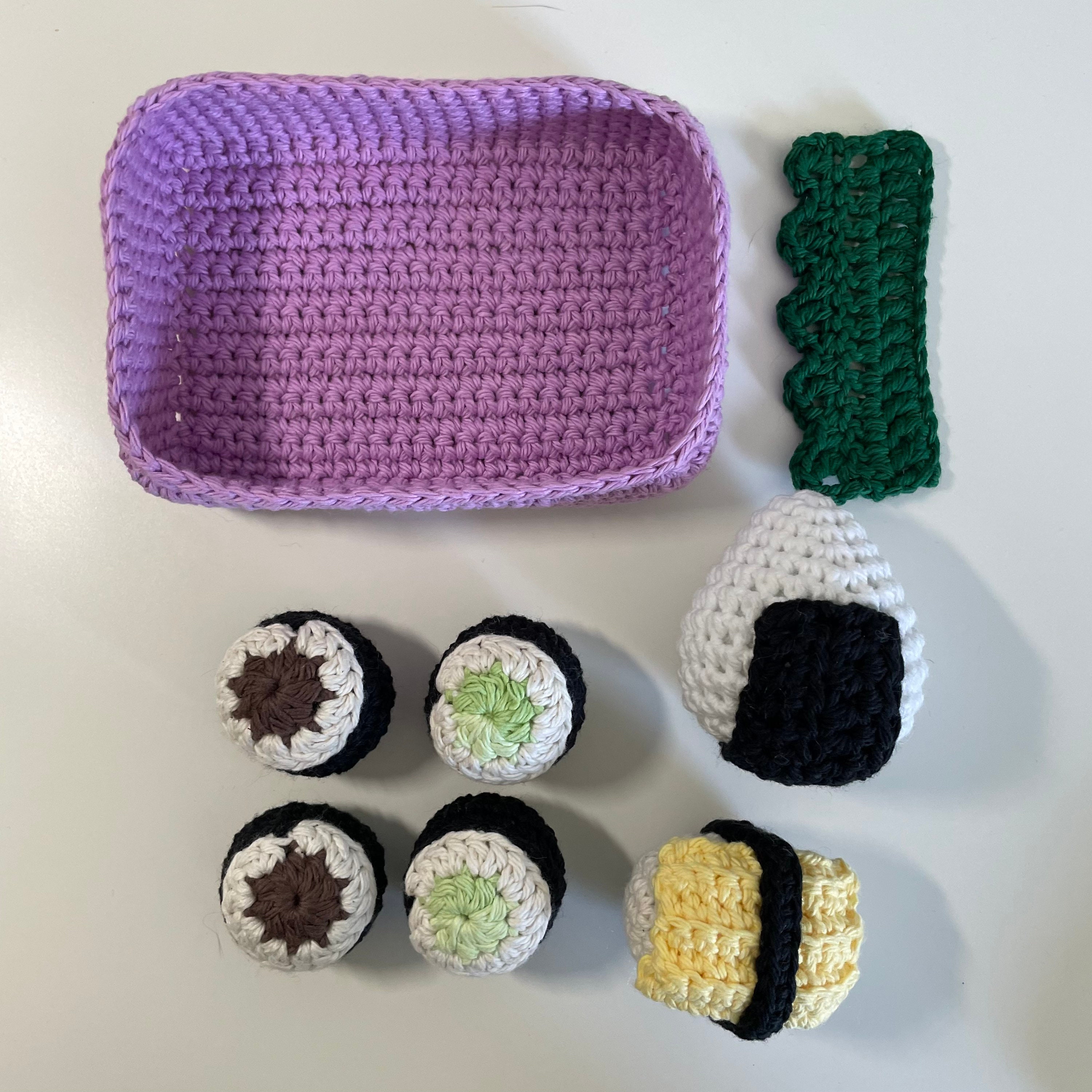 Sushi Bento Box Crochet Amigurumi - Etsy