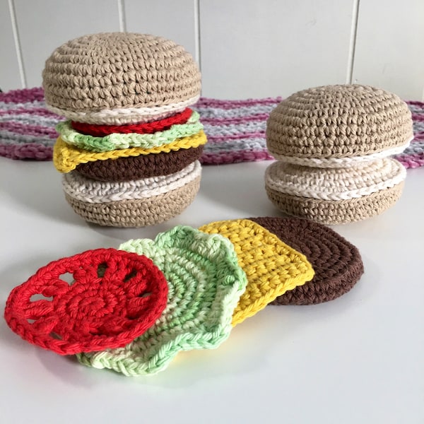 Crochet Cheeseburger - Etsy