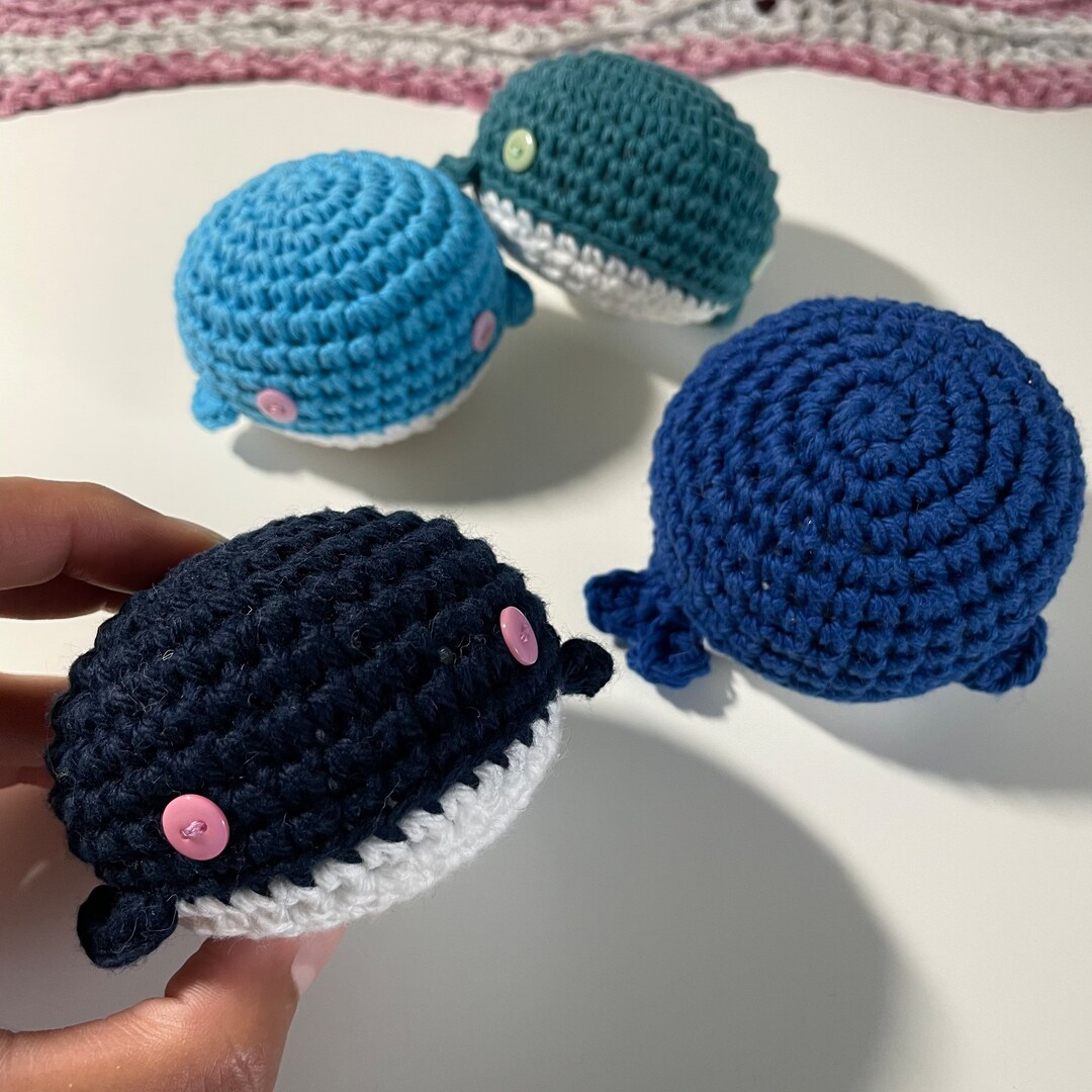 Crochet Amigurumi Mini Whale - Etsy