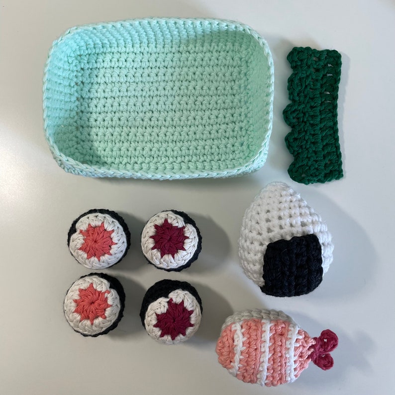 Sushi Bento Box Crochet Amigurumi - Etsy