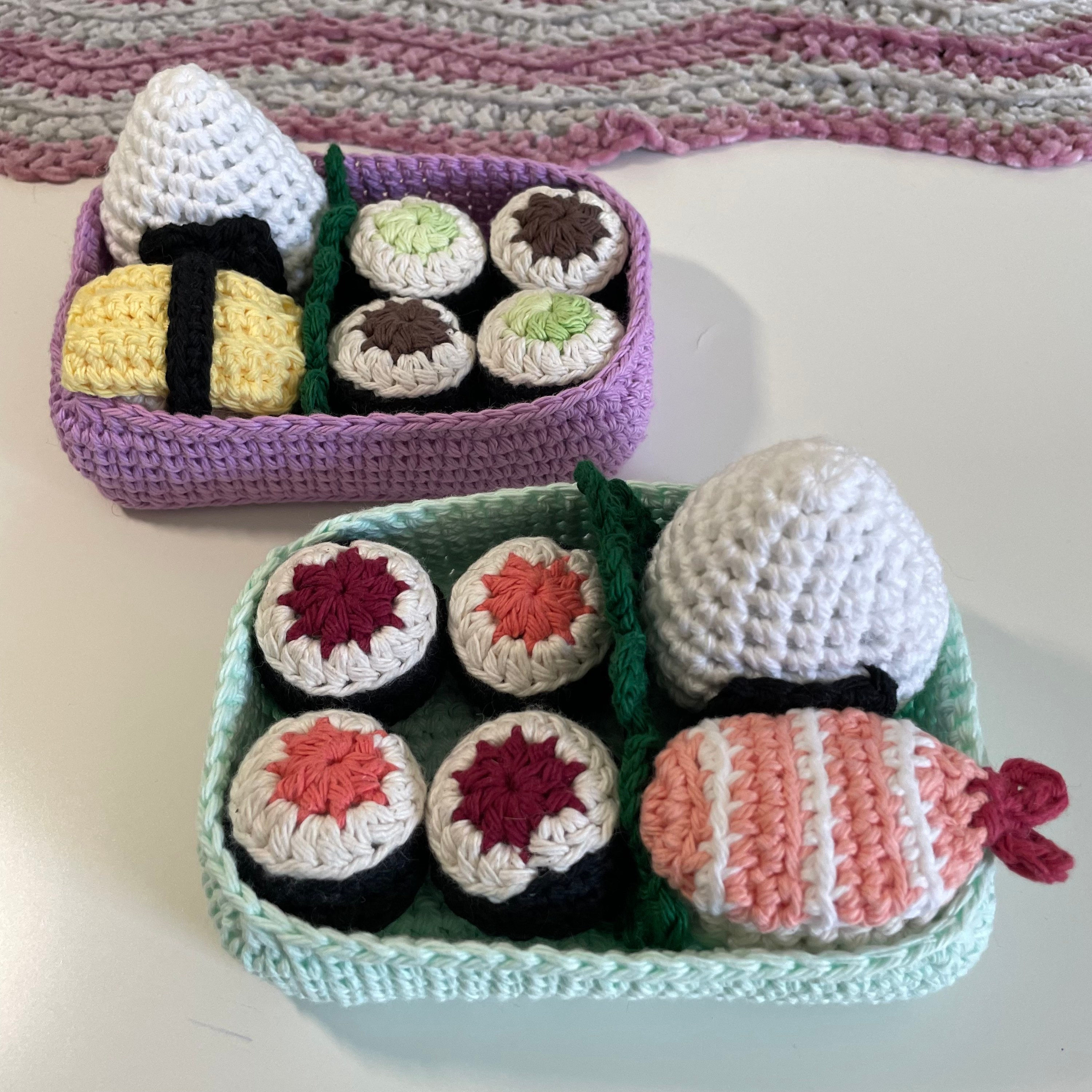 Sushi Bento Box Crochet Amigurumi - Etsy
