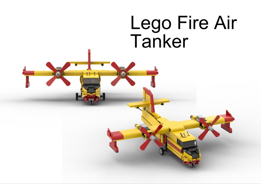 Custom Lego Fire Air Tanker (digital Instructions Only) - Etsy