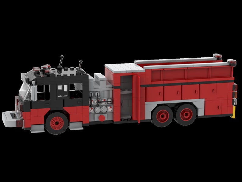 Custom Lego Fire Tanker/tender Instructions digital Instructions Only ...