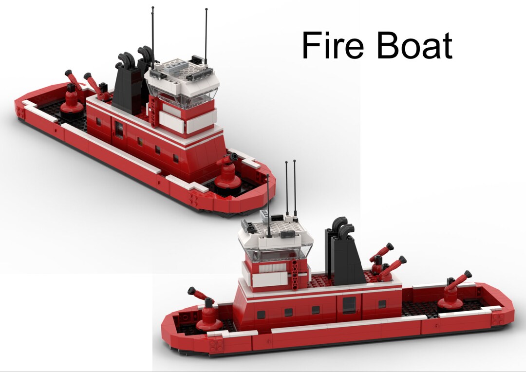 Lego Fire Boat Digital Instructions (DIGITAL INSTRUCTIONS ONLY) - Etsy UK