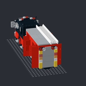 Lego Fire Truck--pdf File of Custom Lego Fire Truck Instructions ...