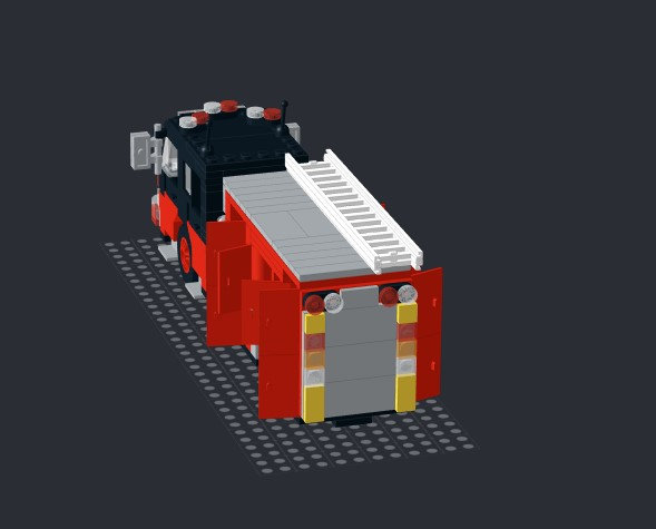 Lego Fire Truck--pdf File of Custom Lego Fire Truck Instructions ...