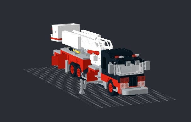 Lego Fire Truckpdf File of Custom Lego Tower Truck Instructions ...