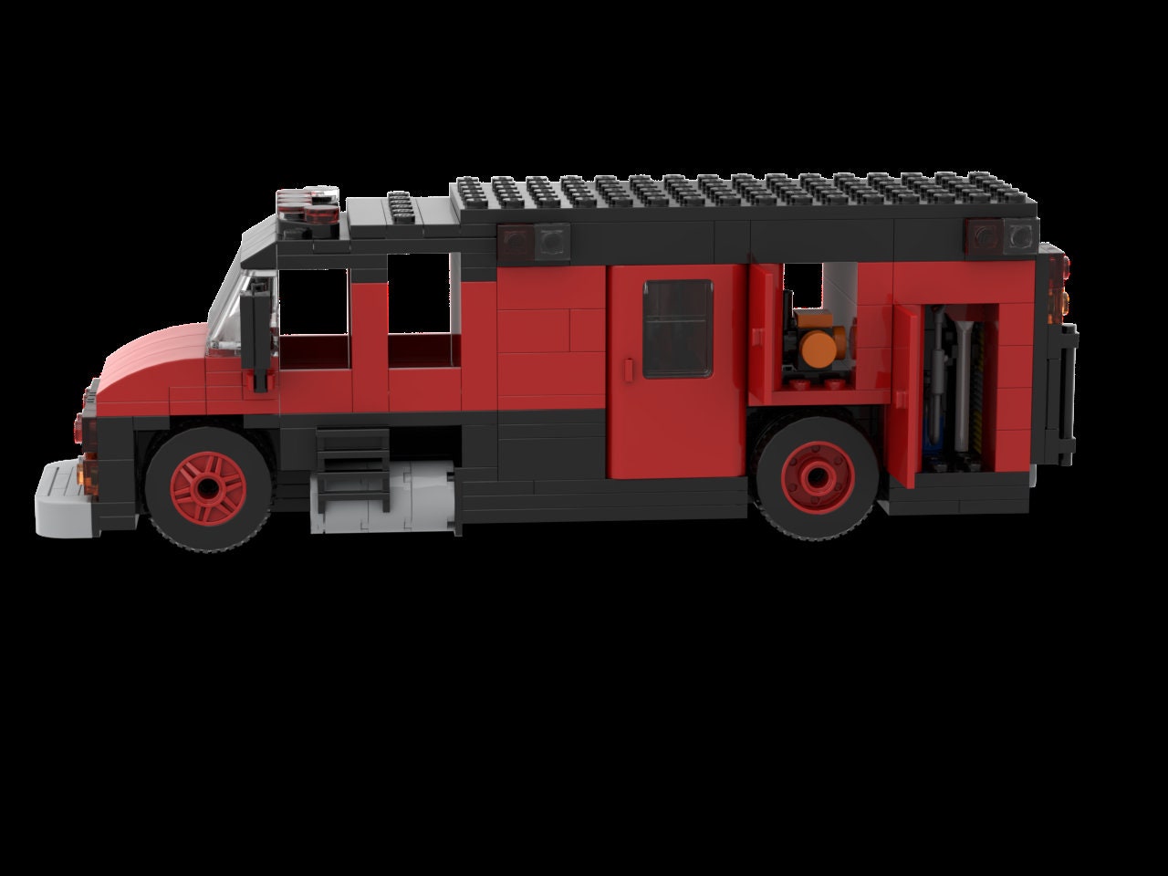 UPDATED! Lego Fire Rescue Comand Unit (instructions Only) - Etsy