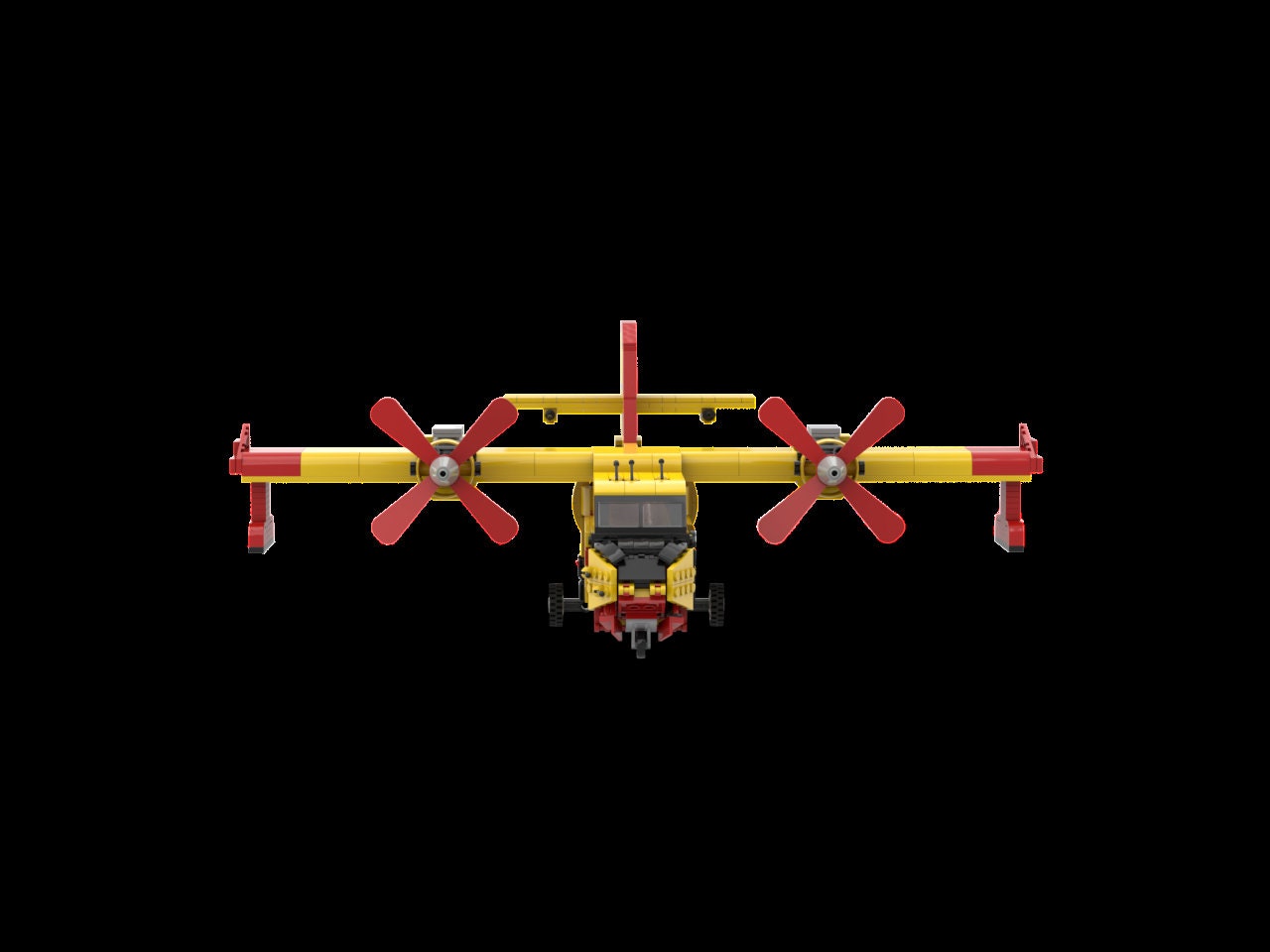 Custom Lego Fire Air Tanker (digital Instructions Only) - Etsy