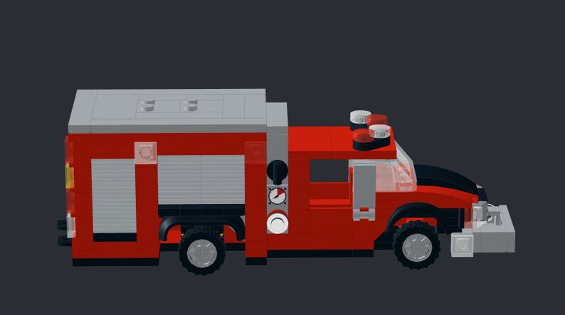 Lego Fire Mini Pumper digital Instructions - Etsy