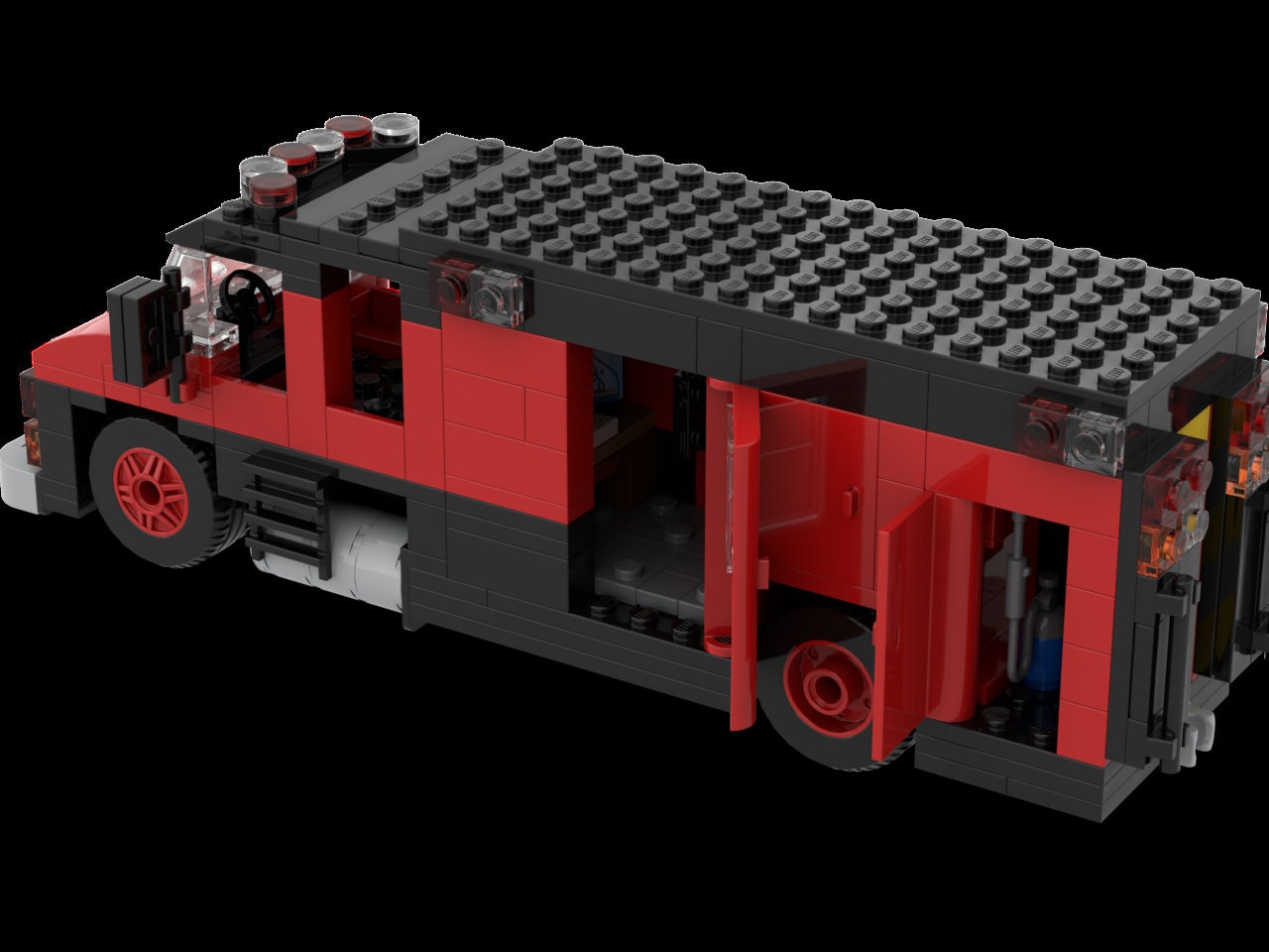 UPDATED! Lego Fire Rescue Comand Unit (instructions Only) - Etsy