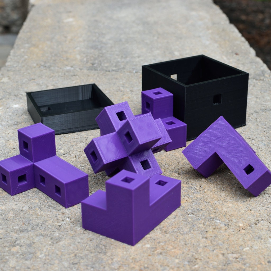 Download 3D Printable STL Files for 5 Labyrinth Cubes - Etsy