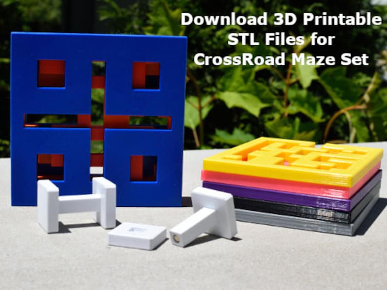 Download 3D Printable STL Files for Crossroad Maze Set - Etsy