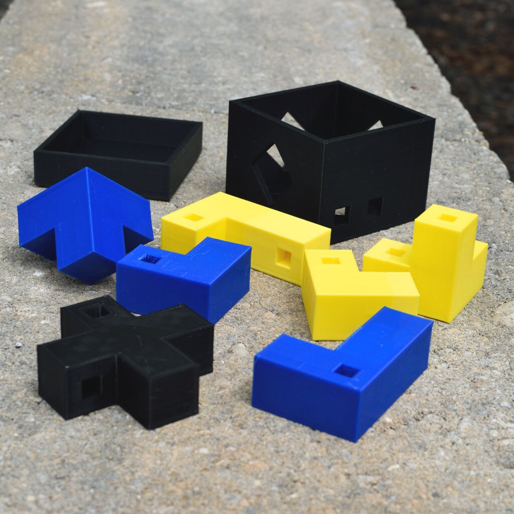 Download 3D Printable STL Files for 5 Labyrinth Cubes - Etsy