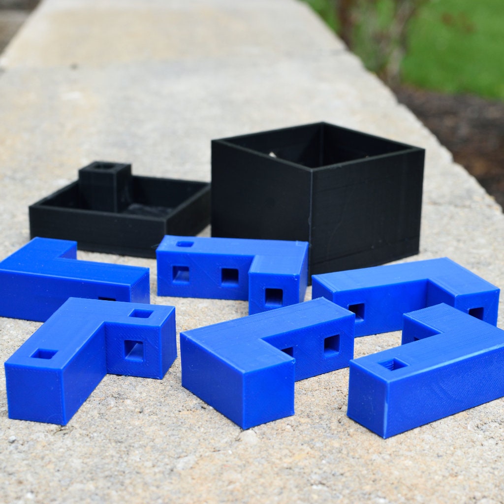 Download 3D Printable STL Files for 5 Labyrinth Cubes - Etsy